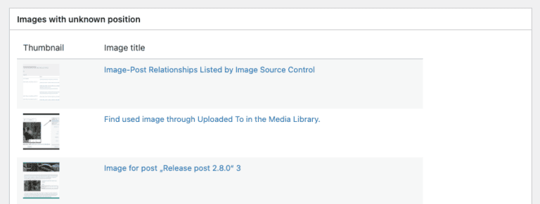 5 ways to find out where an image is used on a WordPress site - Image Source Control